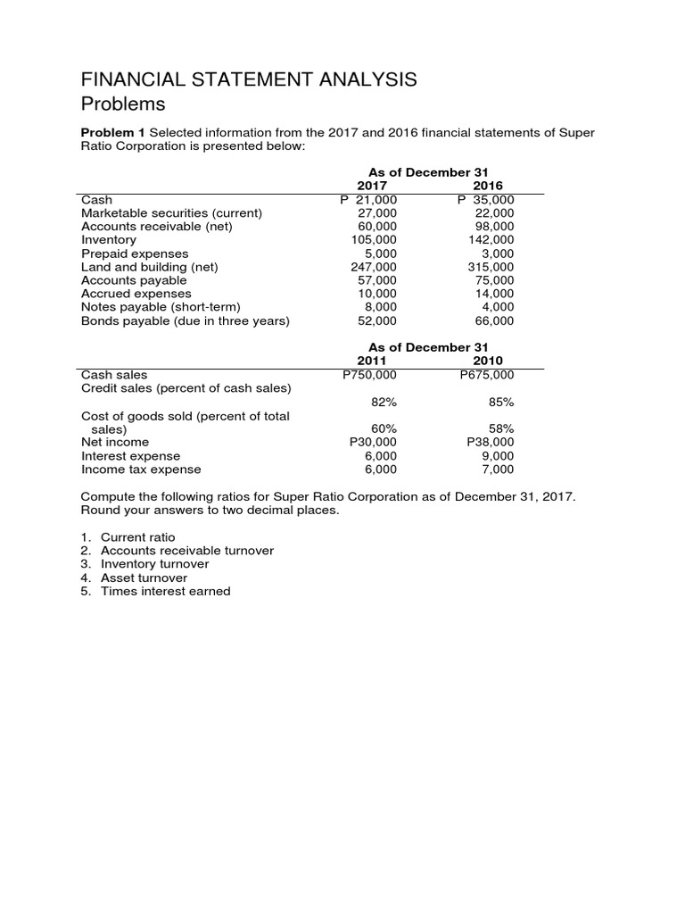 Financial Statement Analysis | PDF | Revenue | Balance Sheet