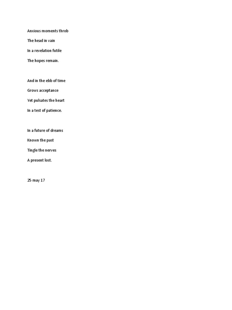 Reflections on Anxiety and Acceptance | PDF | Self-Improvement