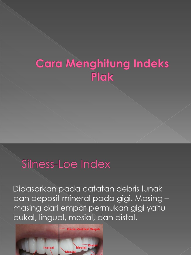 Panduan Mengukur Indeks Plak | PDF