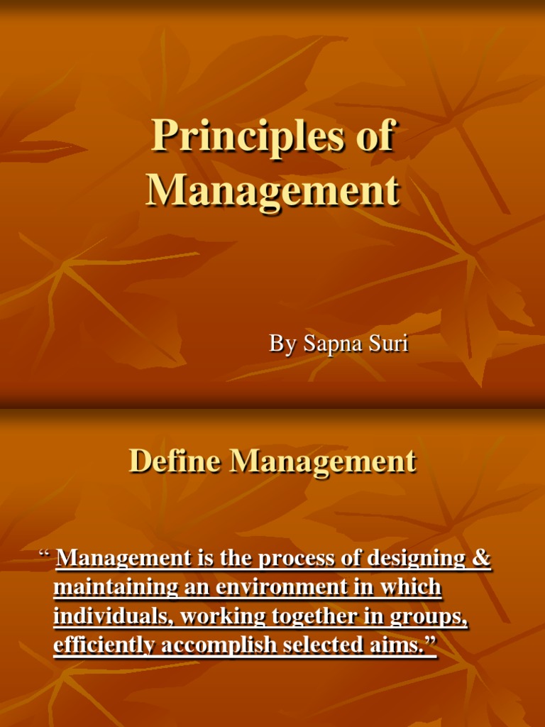 Principles of Management PDF | PDF | Employment | Science