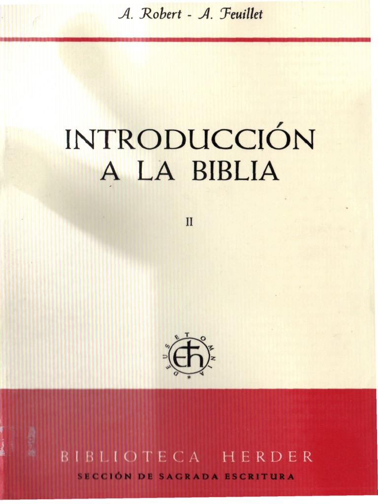 Andre Robert Andre Feuillet Introduccion A La Biblia II | PDF ...