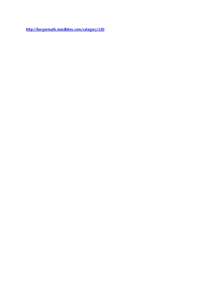 Math Tutorial PDF
