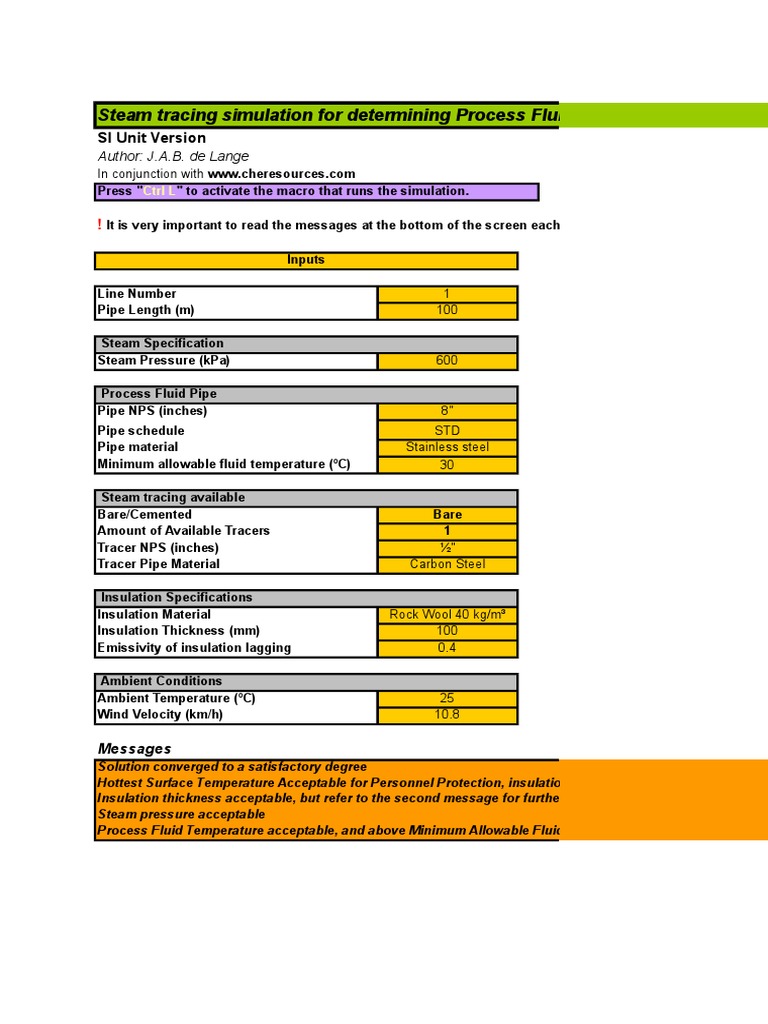Steam Tracing | PDF | Thermal Insulation | Thermal Conductivity