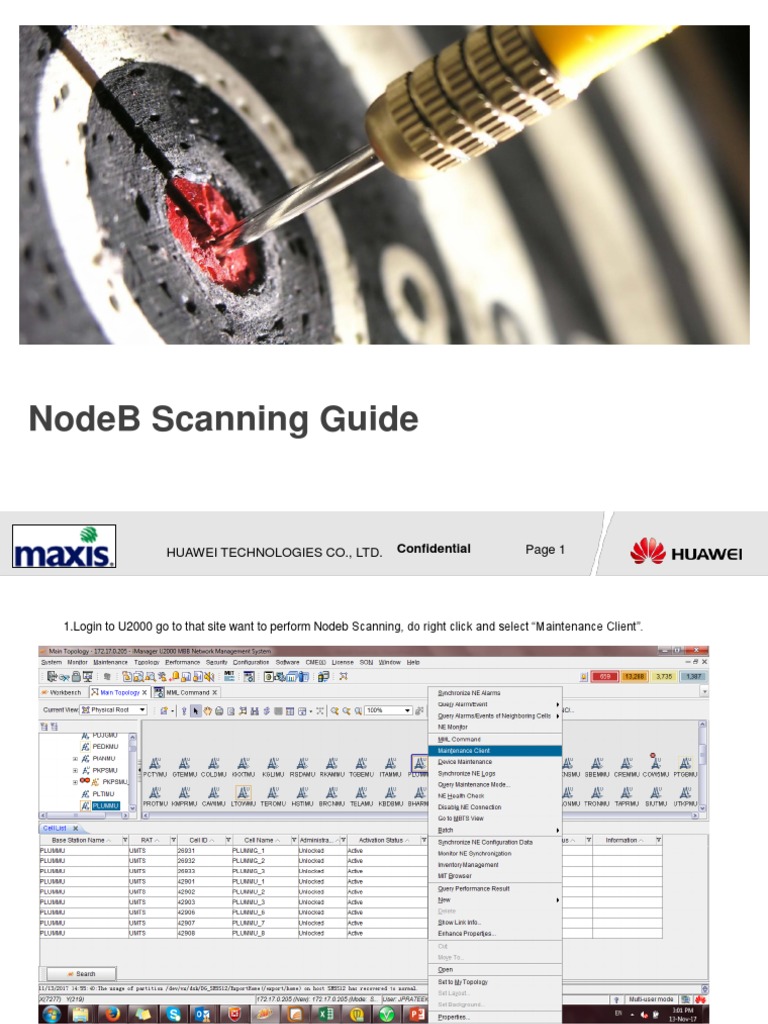 NodeB Scanning | PDF | Computing | Telecommunications