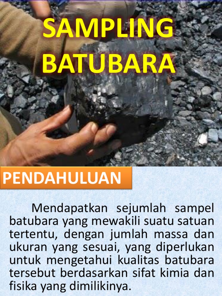 Sampling Batubara | PDF