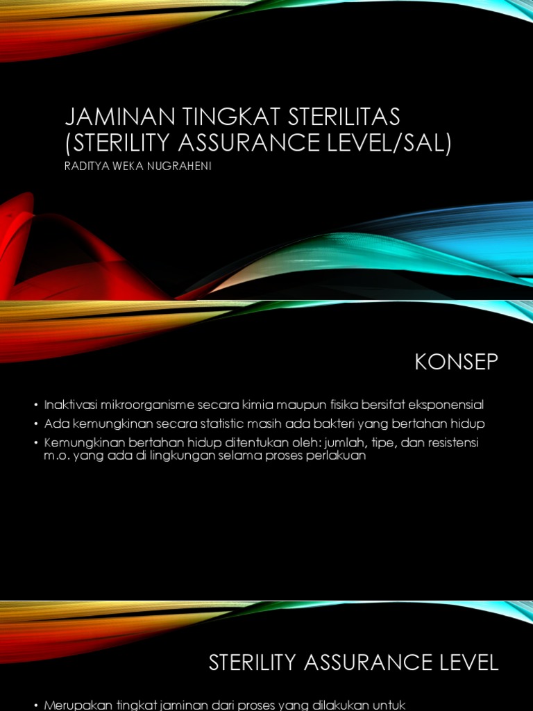 Sterility Assurance Level | PDF