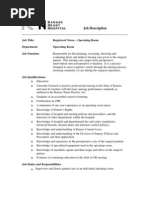 Operating Room cleaning checklist