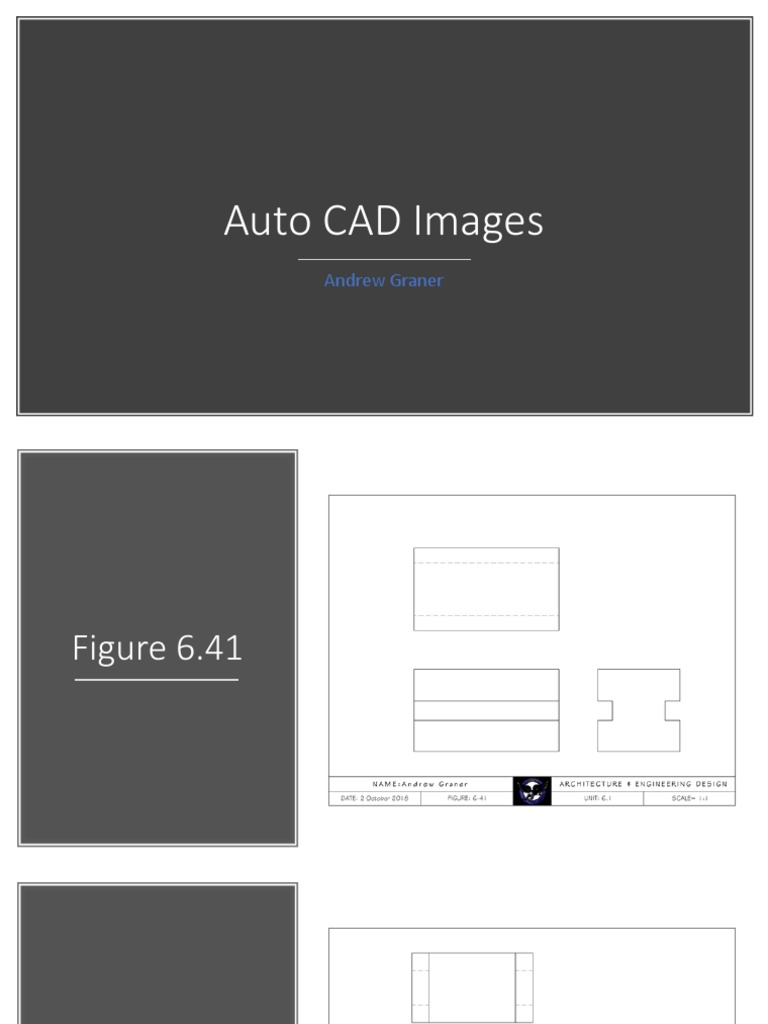 Auto Cad Drawings | PDF
