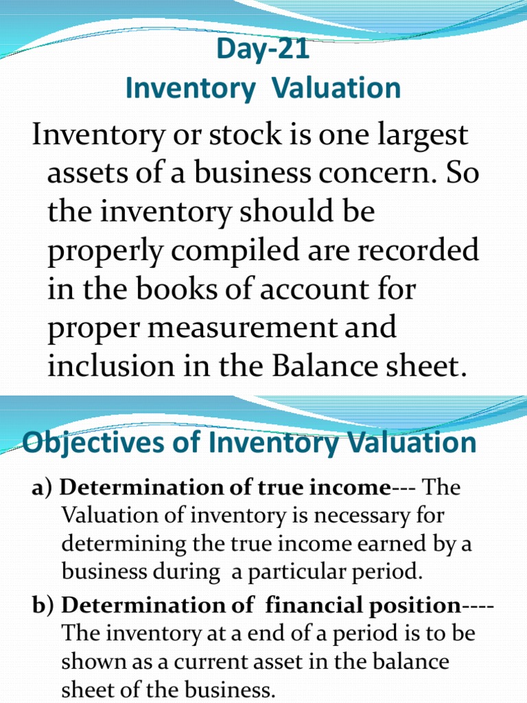 Inventory Valuation Methods | PDF | Inventory Valuation | Inventory