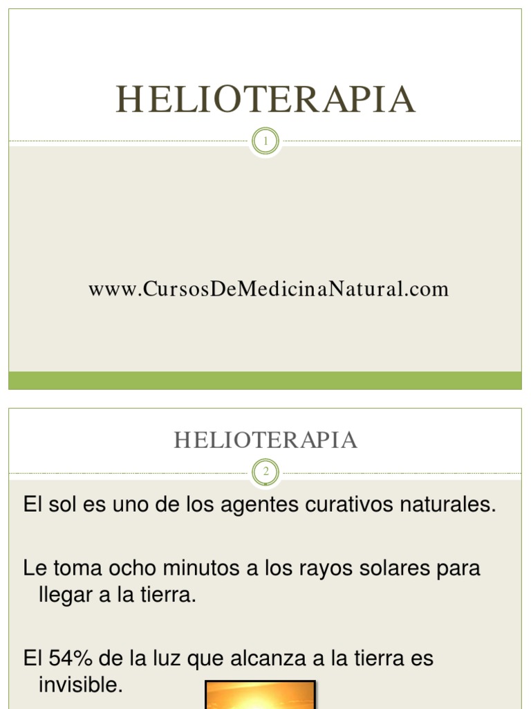 Helioterapia | PDF | Vitamina D | Cáncer