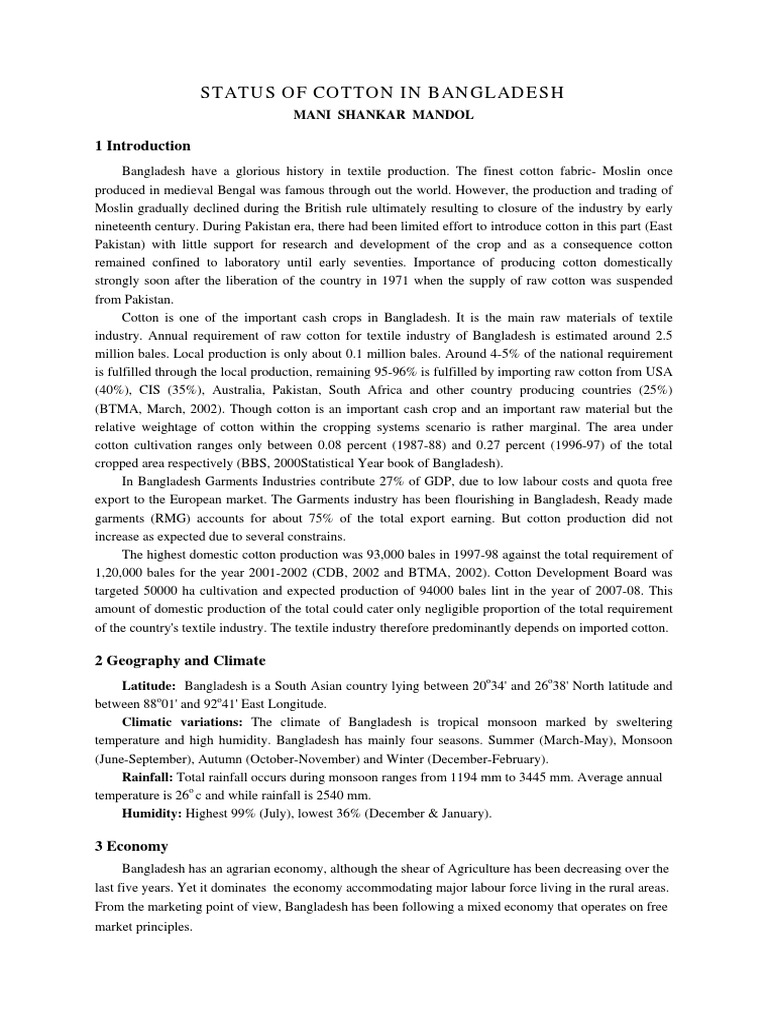 Mandol PDF | PDF | Cotton | Agriculture