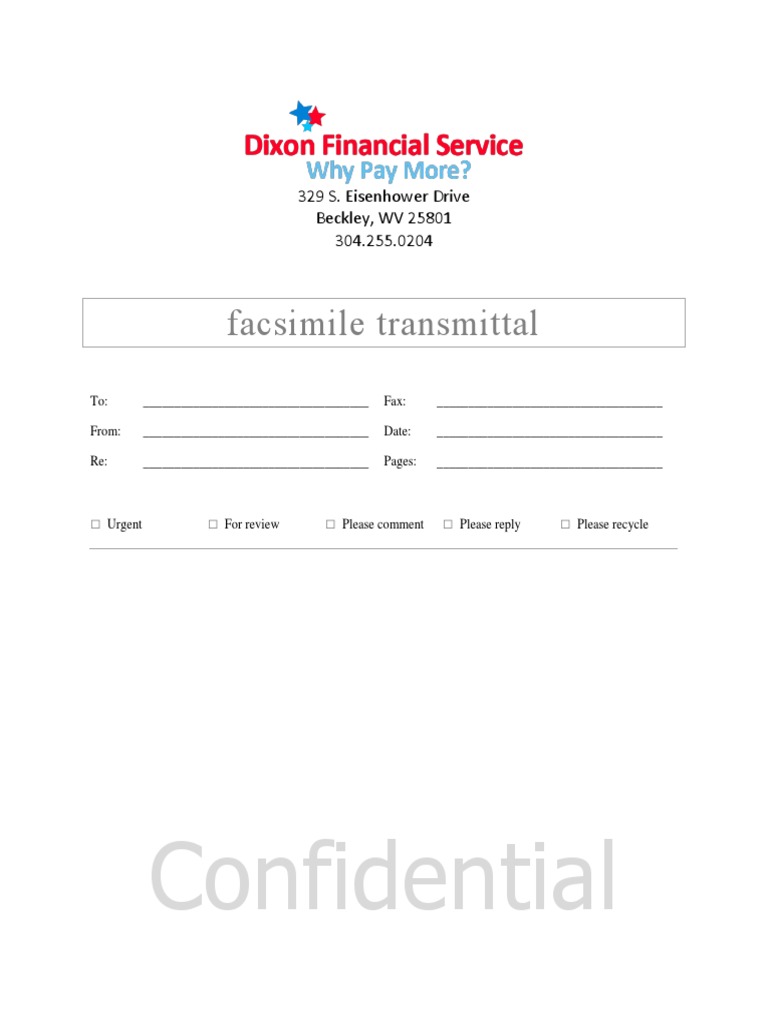 Real estate fax cover sheet template | PDF