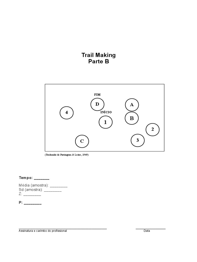 Trail Making B | PDF