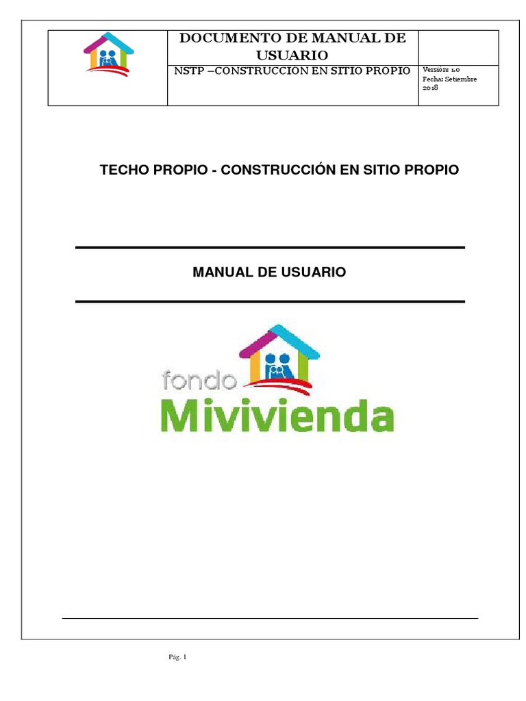 NSTP - Manual de Usuario Final v1.0 | PDF | Usuario (informática ...