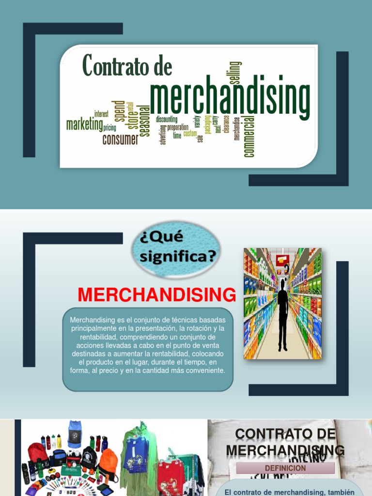 Contrato de Merchandising: Definición y Elementos | PDF ...