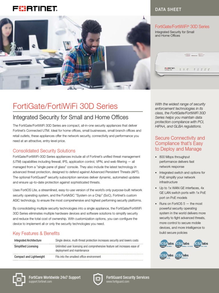 FortiGate 30D | PDF | Computer Security | Security