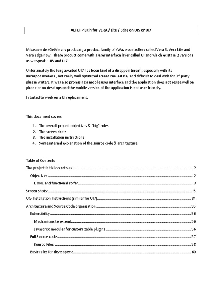 ALTUI Doc | PDF | Java Script | Json