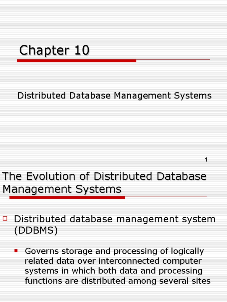 Distributed Database Management Systems Pdf Database Transaction Databases