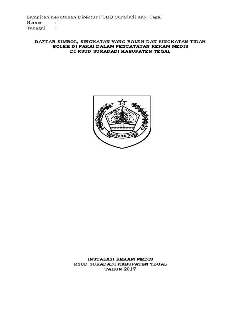 Daftar Singkatan Dan Simbol | PDF