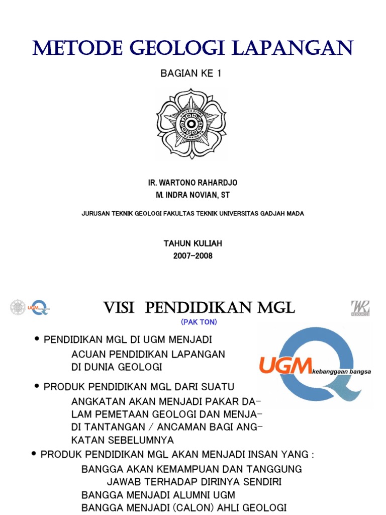 Metode Geologi Lapangan | PDF | Sains & Matematika