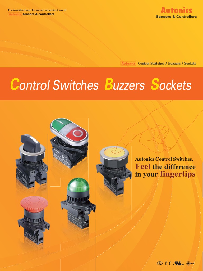 Autonics Switchesbuzzerssockets Catalog PDF | PDF