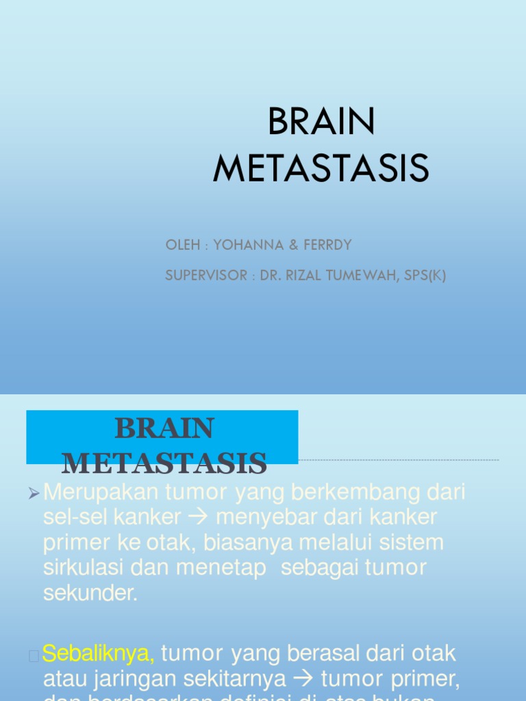 Brain Metastasis | PDF