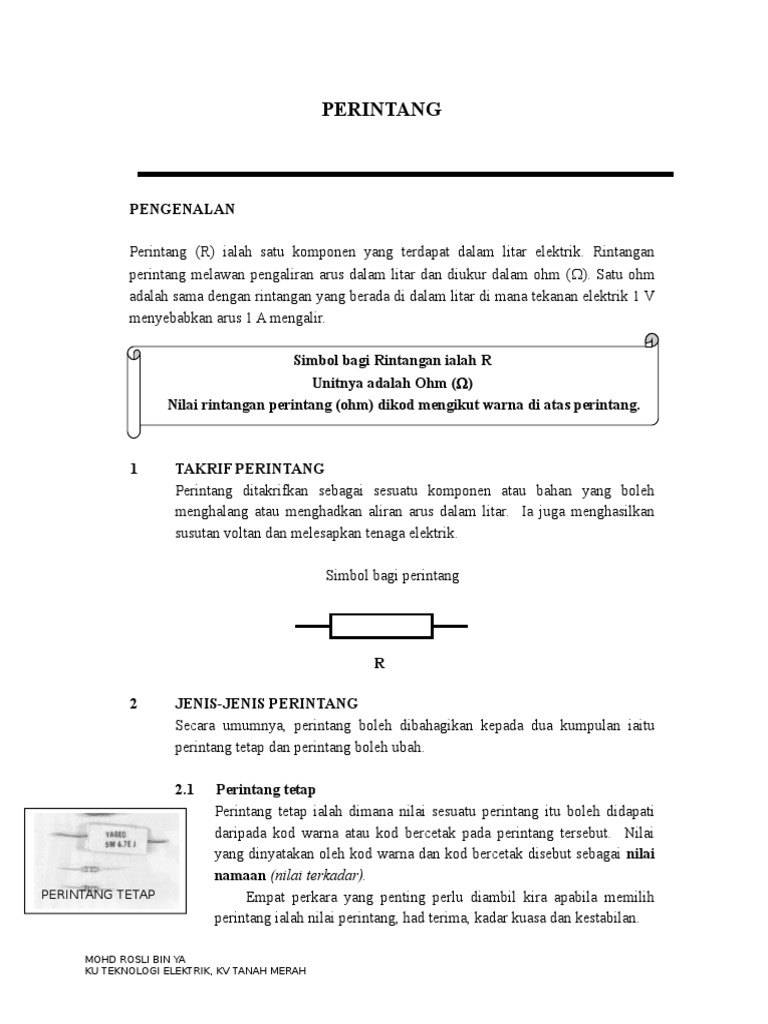 PERINTANG | PDF
