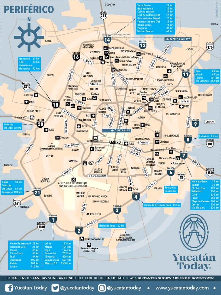 Mapa Ciudad de Merida, Yucatan | PDF