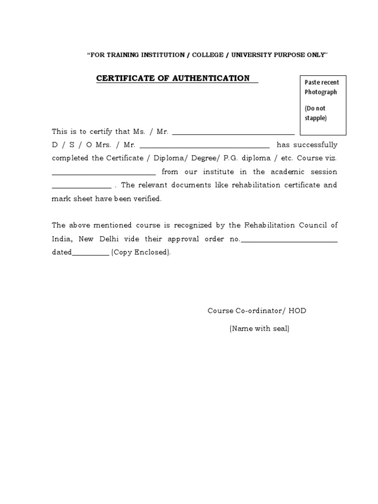 Auth Letter PDF | PDF