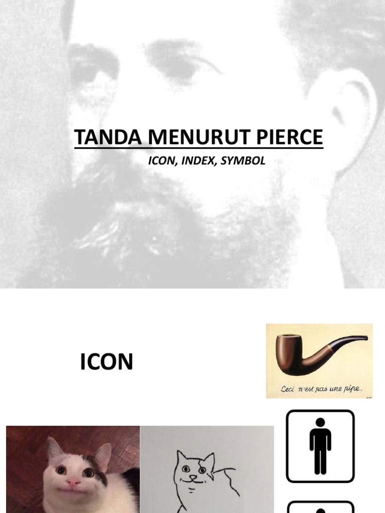 Tanda Menurut Pierce: Icon, Index, Symbol | PDF