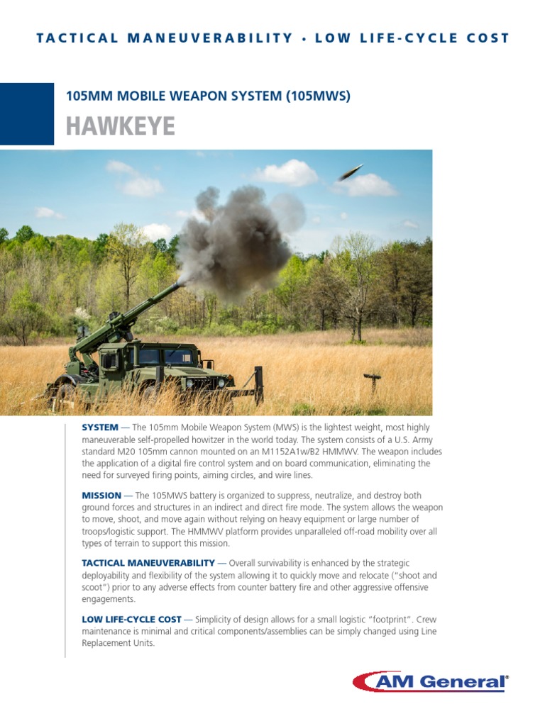 HMMWV Hawkeye | PDF | Cartridge (Firearms) | Shell (Projectile)