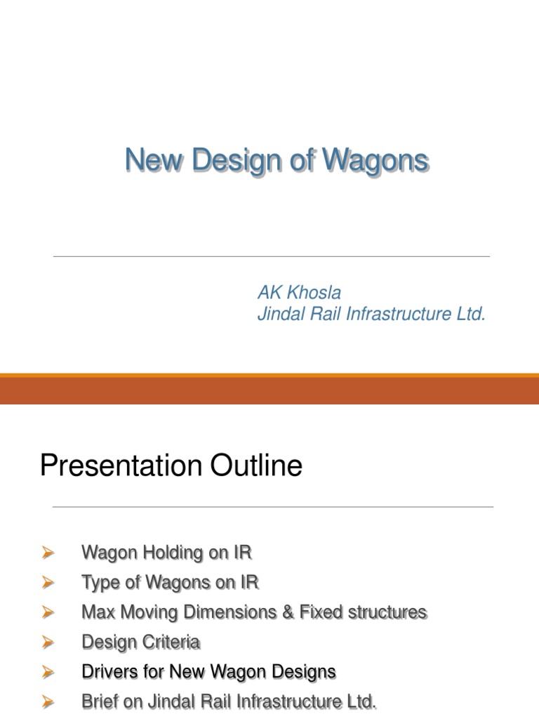 New Wagon Designs for Indian Railways | PDF | Rail Freight Transport ...