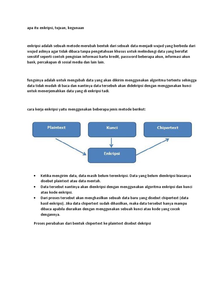 Apa Itu Enkripsi | PDF