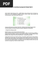 Cara Menulis Bab 2 Skripsi | PDF