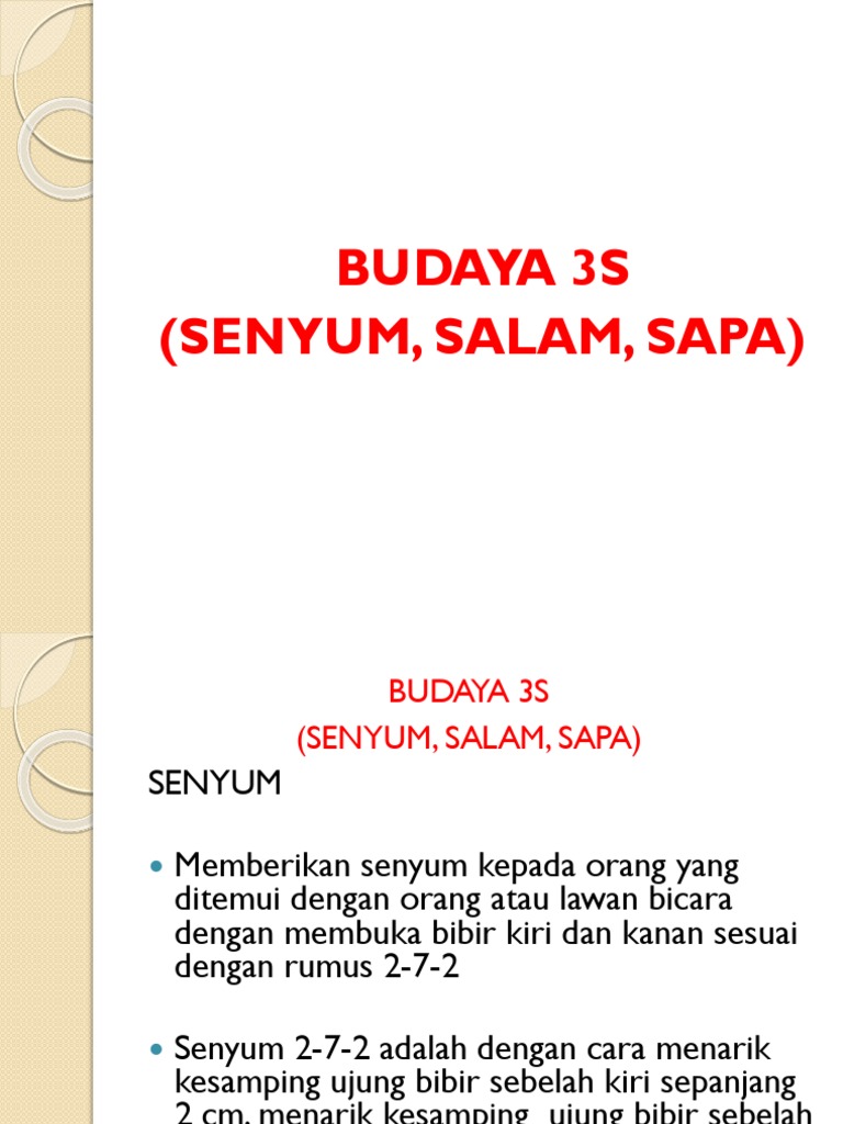 Budaya 3S | PDF