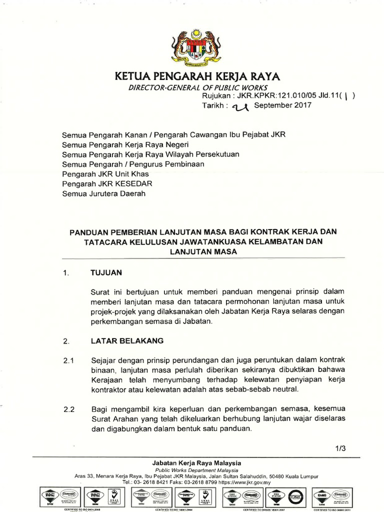 Panduan Pemberian EOT PDF | PDF