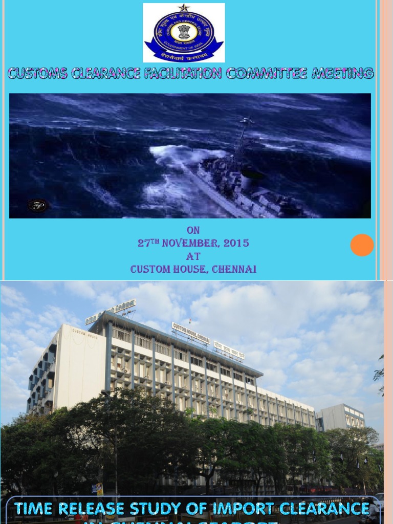 Time Release Study NOV 15 | PDF | Customs | Government