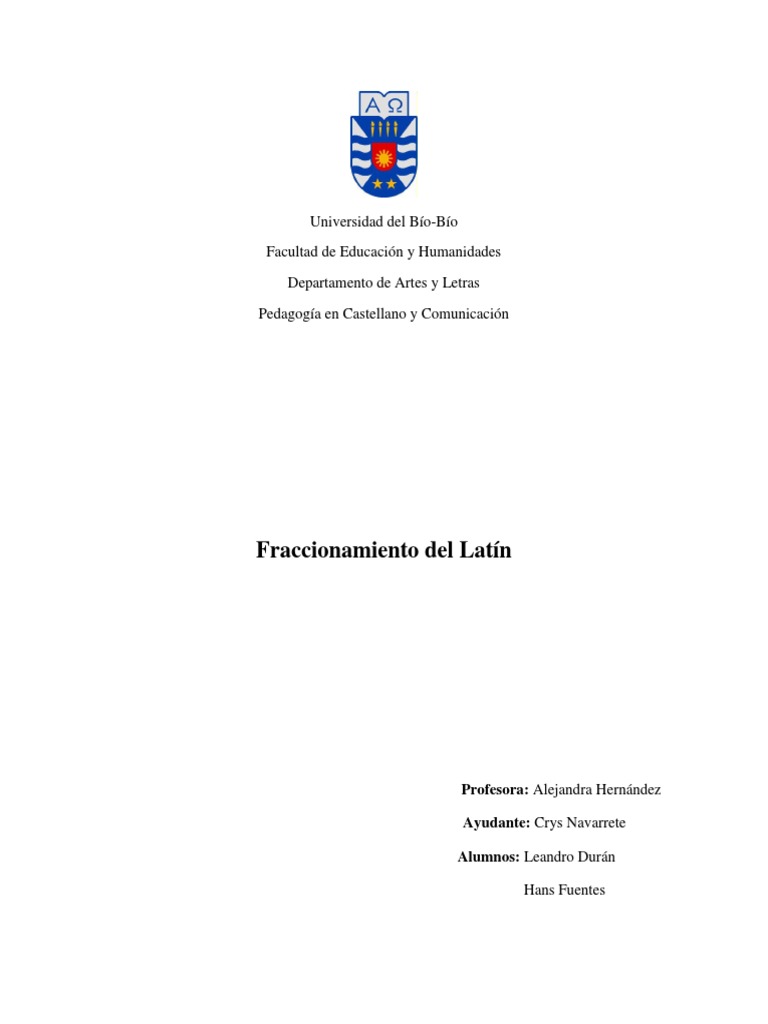 Fraccionamiento del Latín y Sustrato | PDF | latín | imperio Romano