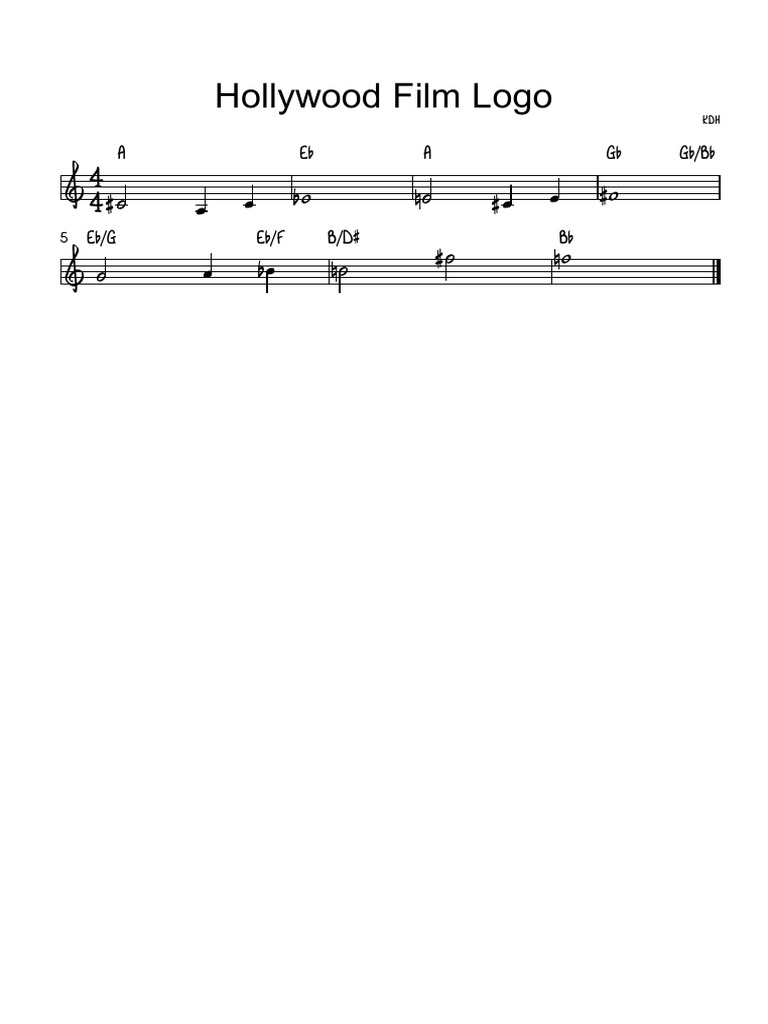 Hollywood Film Logo | PDF