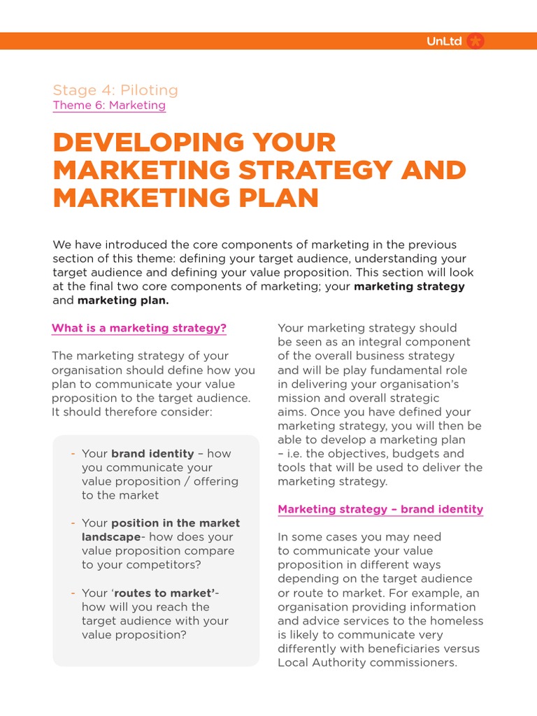 Sample Marketing Strategy | PDF | Marketing Strategy | Marketing