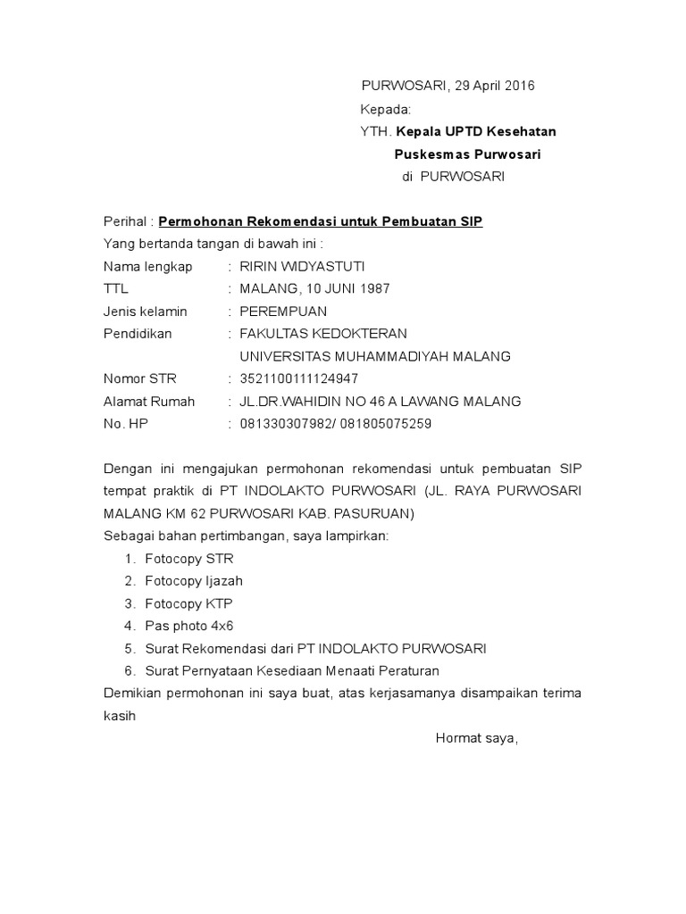 Contoh Rekom PKM | PDF