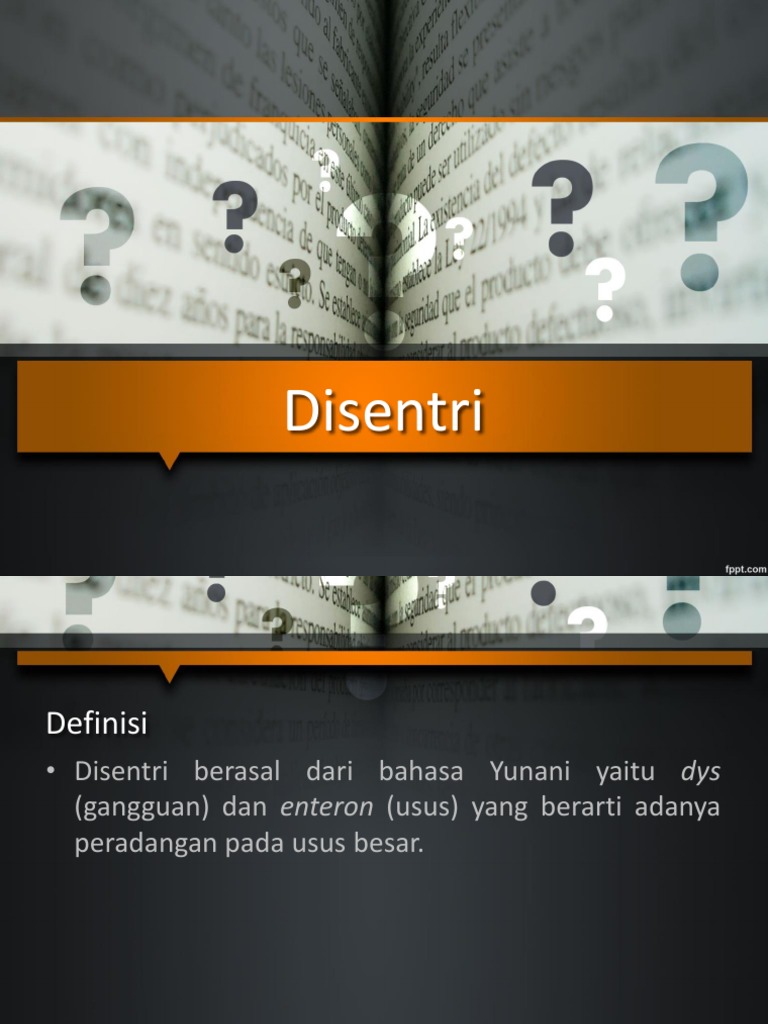 Panduan Lengkap Disentri: Penyebab dan Gejala | PDF