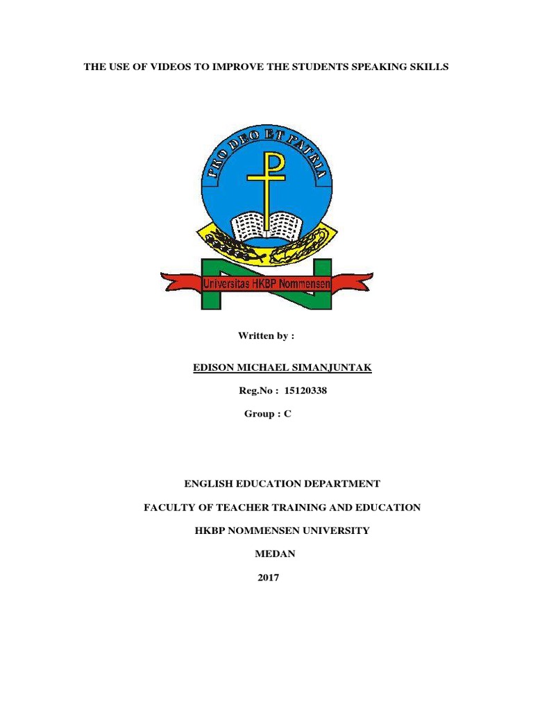 Edison Michael Simanjuntak | PDF | Teachers | Speech