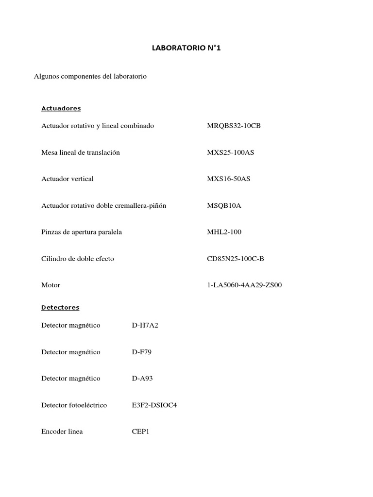 Laboratorio N°1 Electroneumatica | PDF | Solenoide | Ingenieria Eléctrica