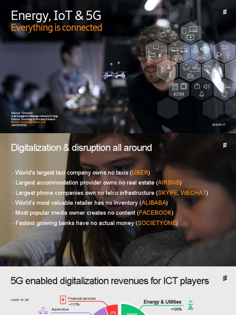 Energy, IoT & 5G Everything Is Connected | PDF | Internet Of Things | Smart Grid