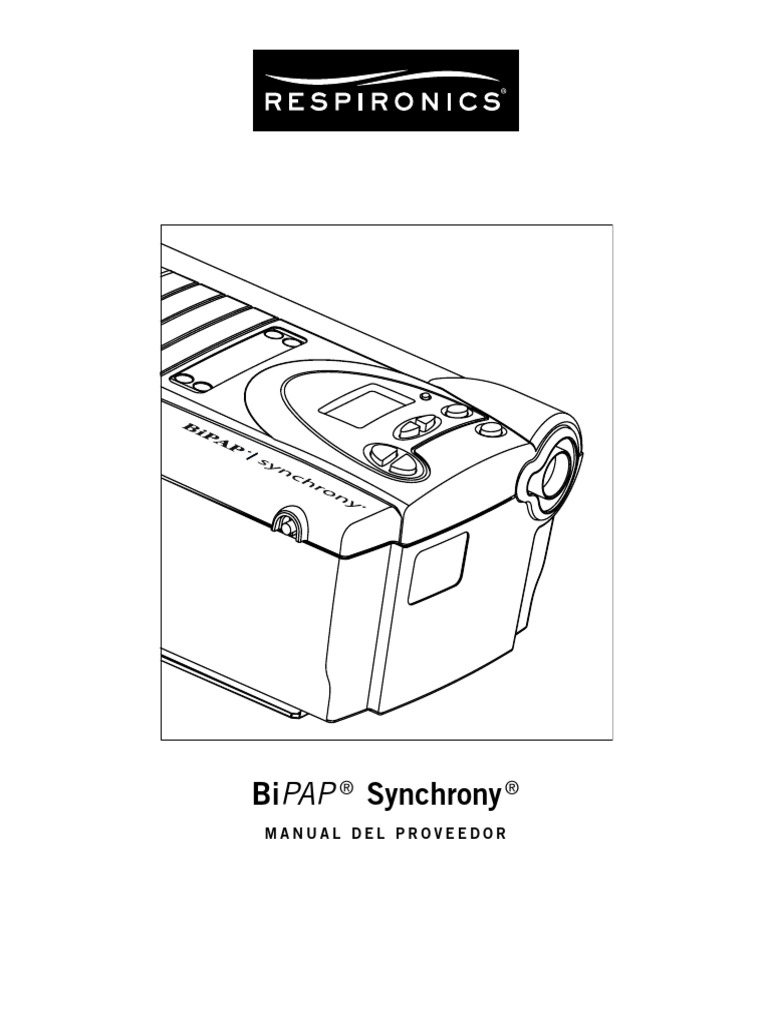 BiPAP Synchrony, Spanish | PDF | Sistema respiratorio | Oxígeno