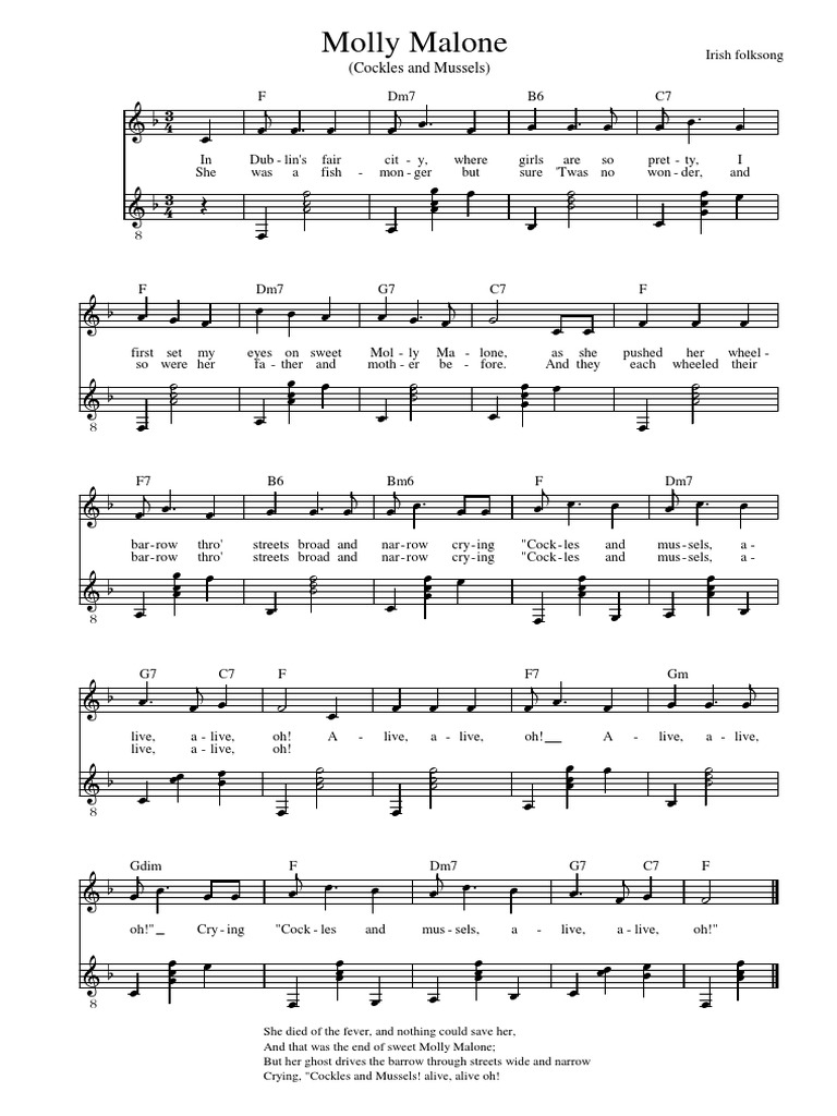 Molly Malone PDF | PDF