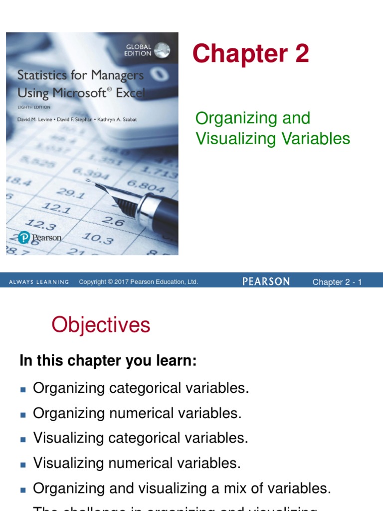 Chapter 2 Organizing and Visualizing Data | PDF | Histogram | Scatter Plot