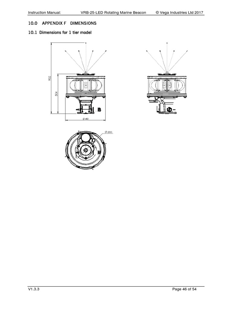 VRB-25 Tier Dimensions | PDF | Technology & Engineering | Computers