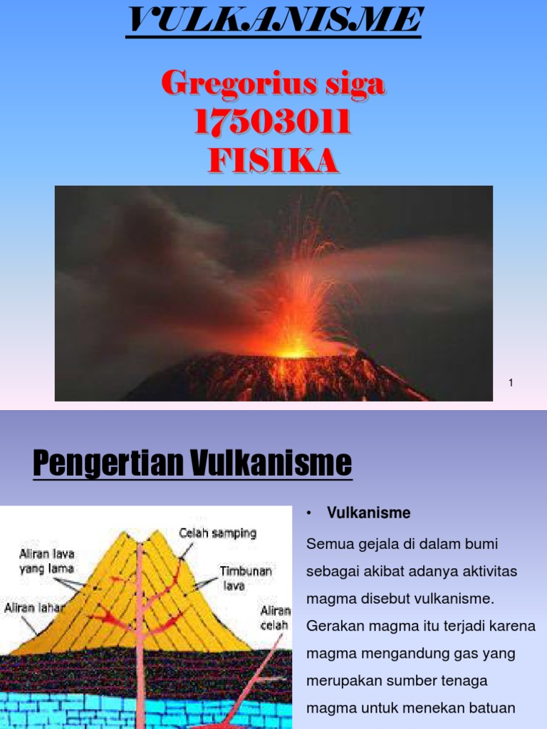 Makalah Vulkanisme Geologi | PDF